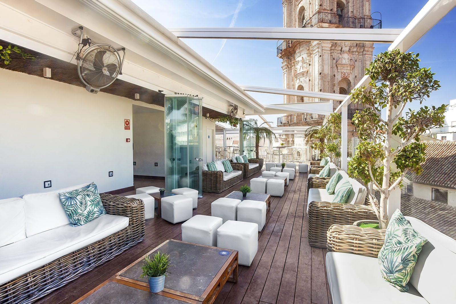 Snack Menu and Cocktails with Schweppes at our Rooftop Bar in Malaga